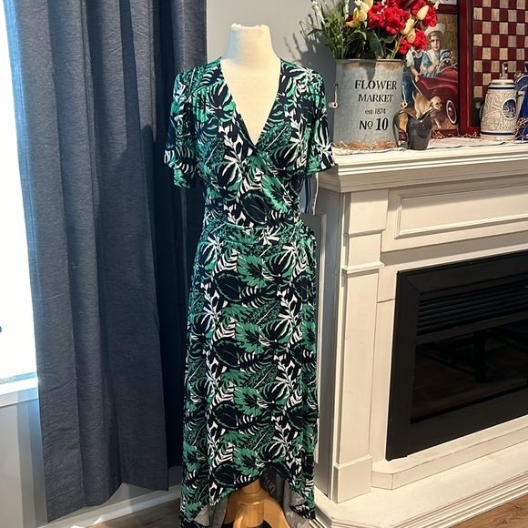 Mary Square | Dresses | Nwt Mary Square Wrap Dress Maxi Havana | Poshmark